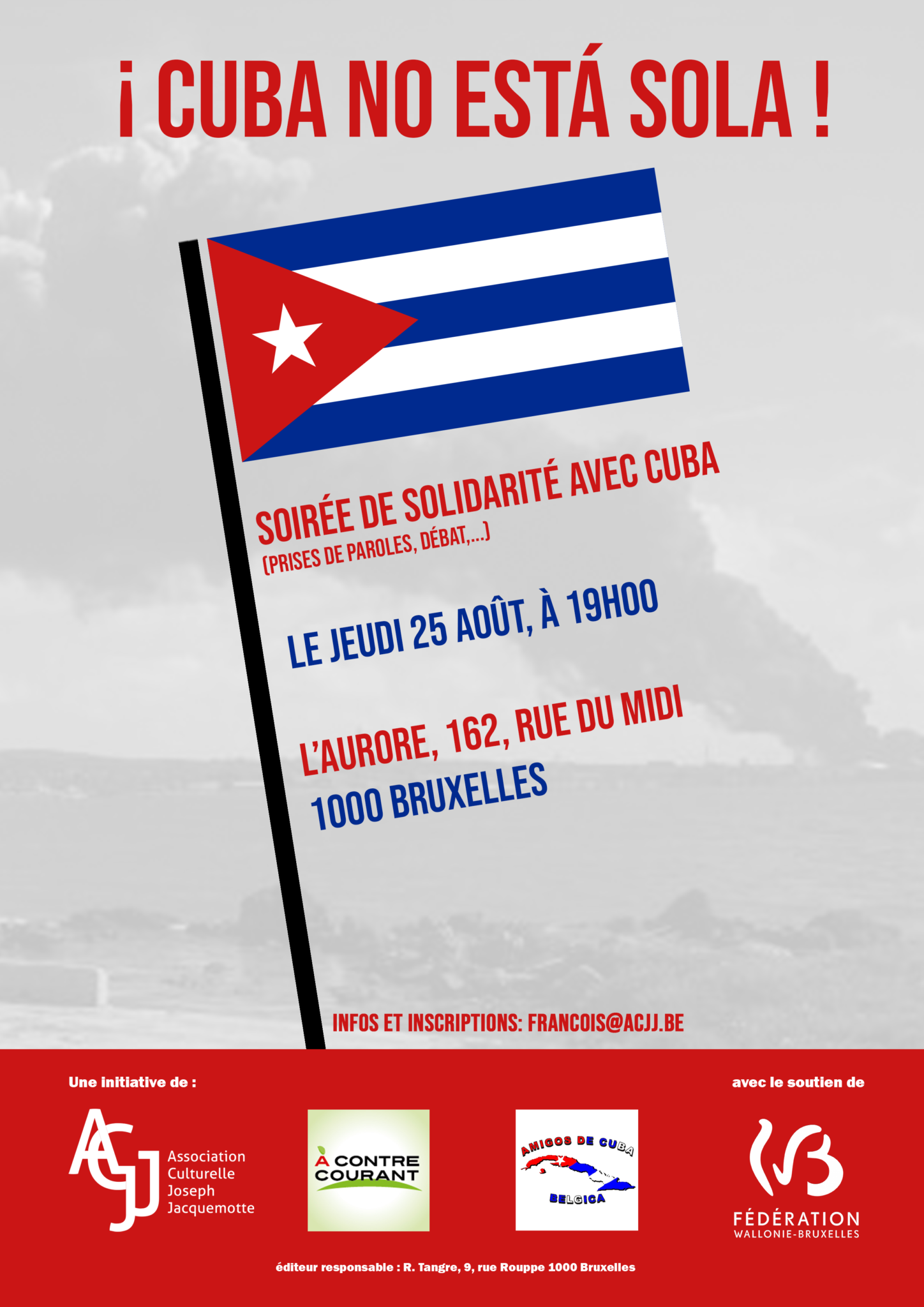 Association Culturelle Joseph Jacquemotte¡Cuba no está sola! Soirée de ...
